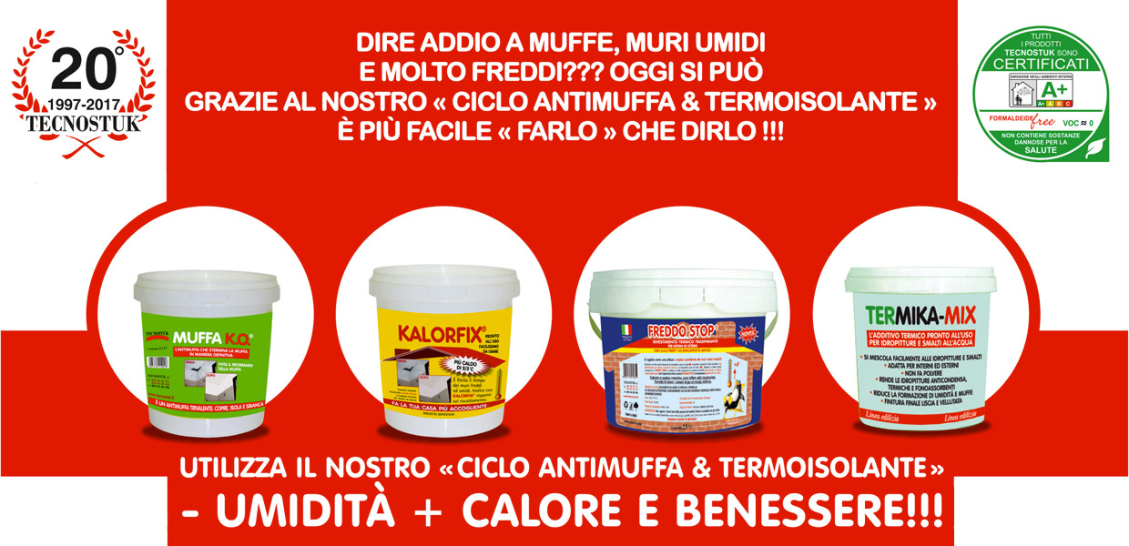 Muffa Ko Tecnostuk: SITO UFFICIALE prodotti antimuffa per eliminare la ...