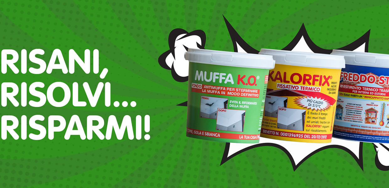 Muffa Ko Tecnostuk: Sito di prodotti antimuffa per eliminare la muffa