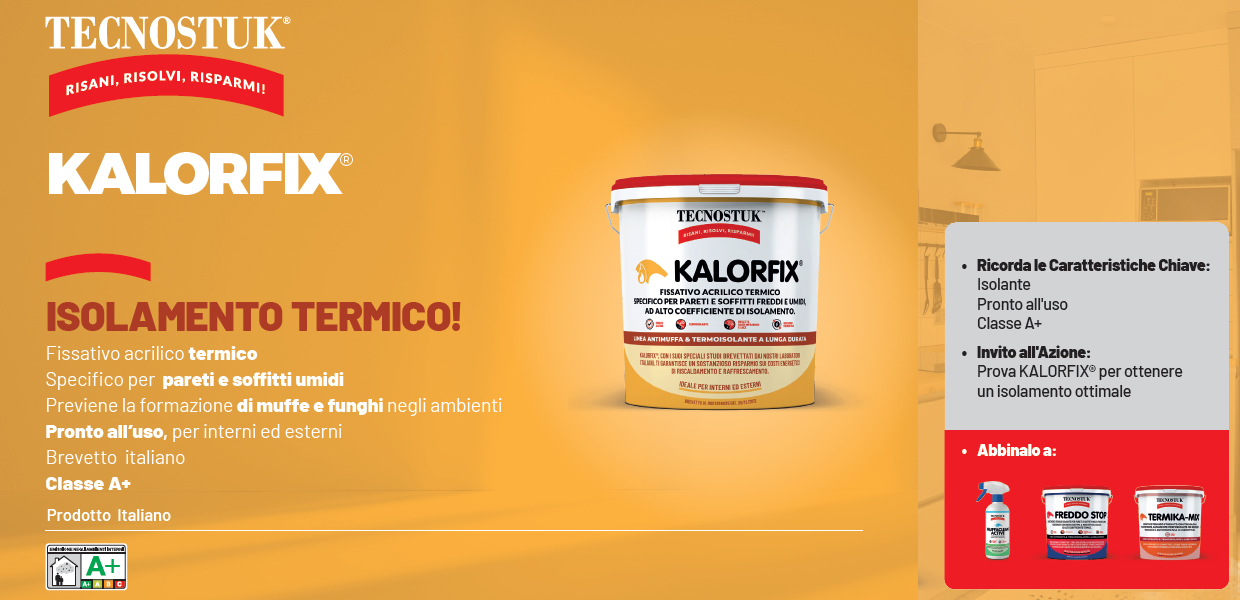 Muffa Ko Tecnostuk: Sito di prodotti antimuffa per eliminare la muffa