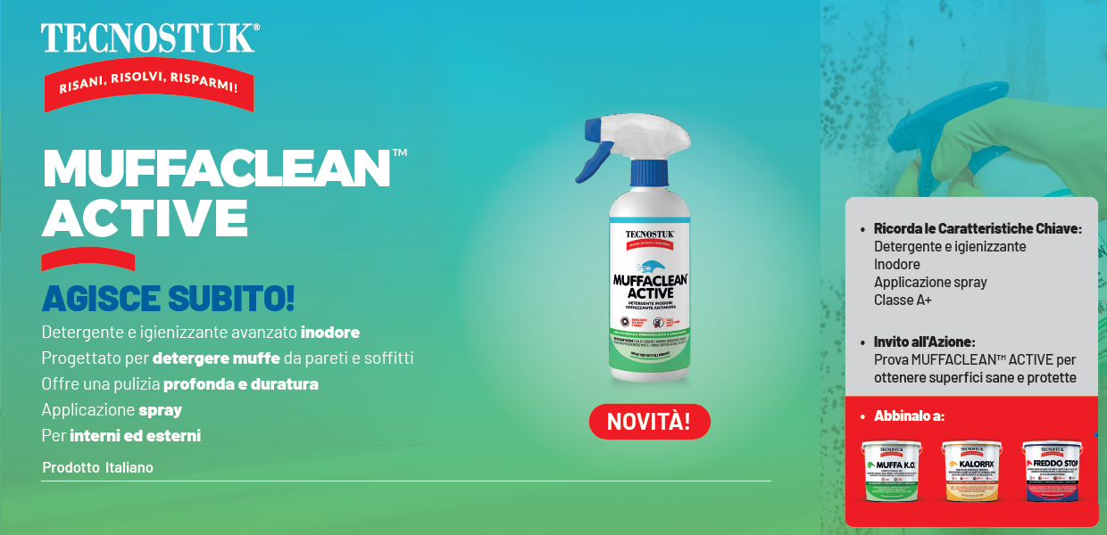 Muffa Ko Tecnostuk: Sito di prodotti antimuffa per eliminare la muffa